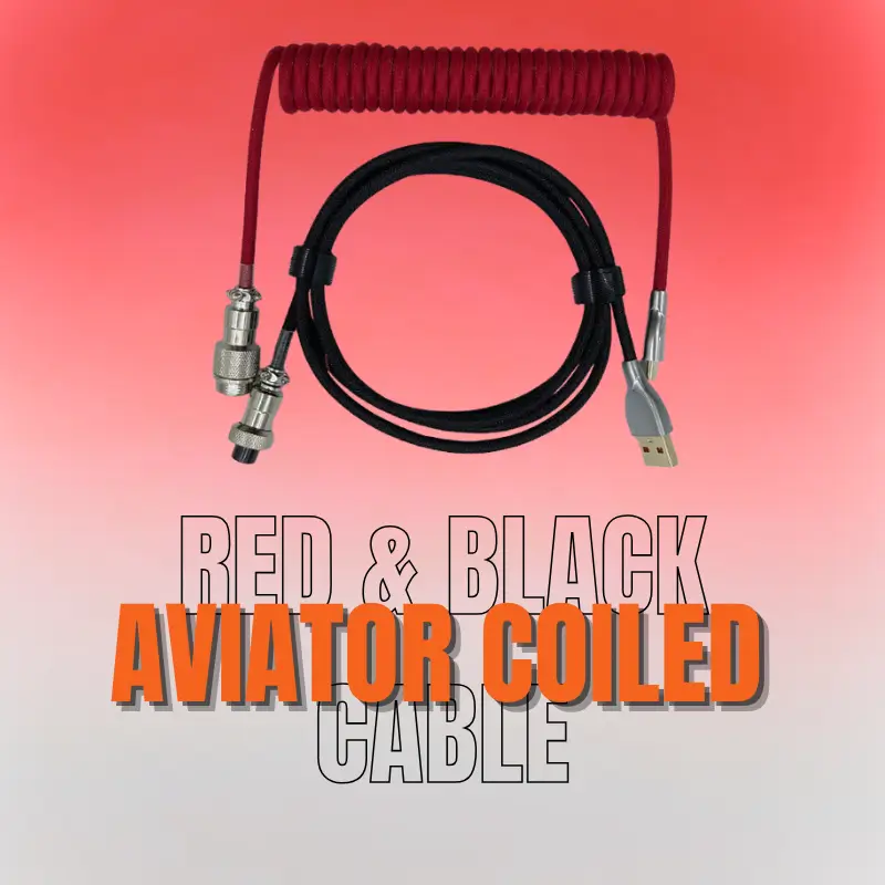 Premium Red Coiled Cable for your Mechanical Keyboards in BD