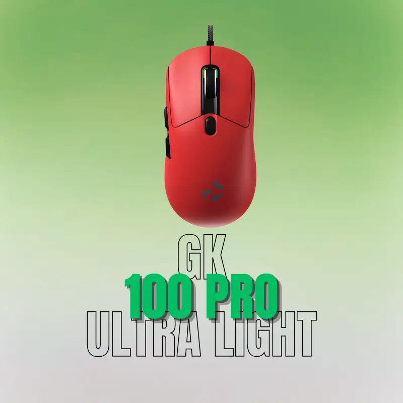 GK100 Pro 63g Ultra-Light E-Sports Gaming Mouse