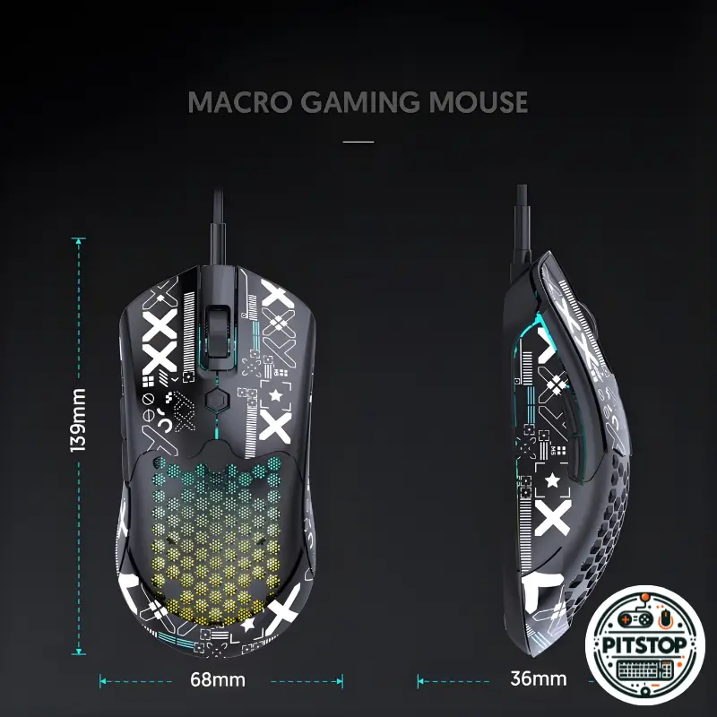 ZIYOU LANG M5 RGB Ultra-Light Macro Gaming Mouse