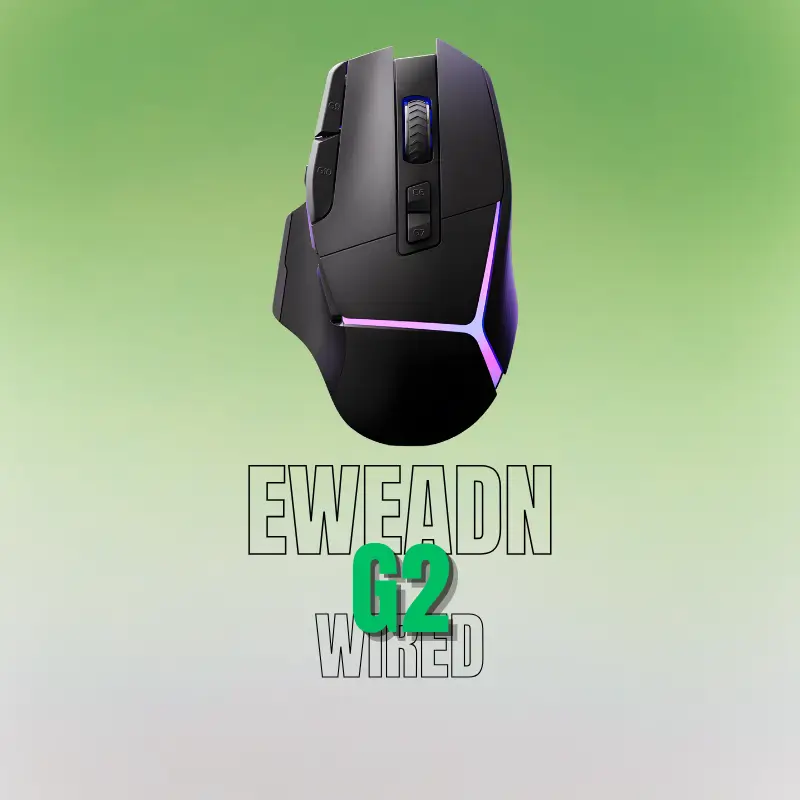 EWEADN G2 Wired Gaming Mouse - 10 Programable Buttons