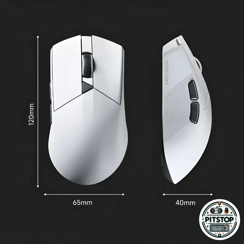 EWEADN GS01 Pro Tri-Mode Gaming Mouse with Charing Dock